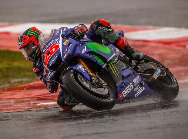 Maverick Vinales Vierter: Mit Fortschritt im Nassen zufrieden Maverick Vinales Vierter: Mit Fortschritt im Nassen zufrieden